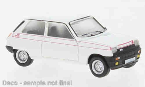PCX870511 Renault 5 Alpine, weiss, 1980